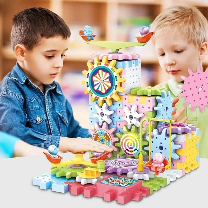 Electric Building Block Gear Toy (83pcs set) - Toynix