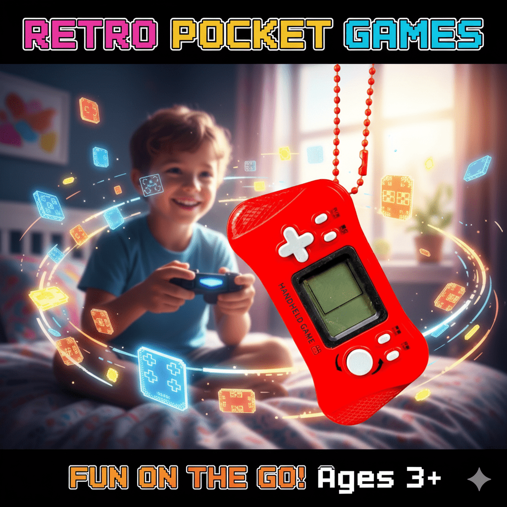 Portable Retro Tetris Console Brick Game - video game – Toynix