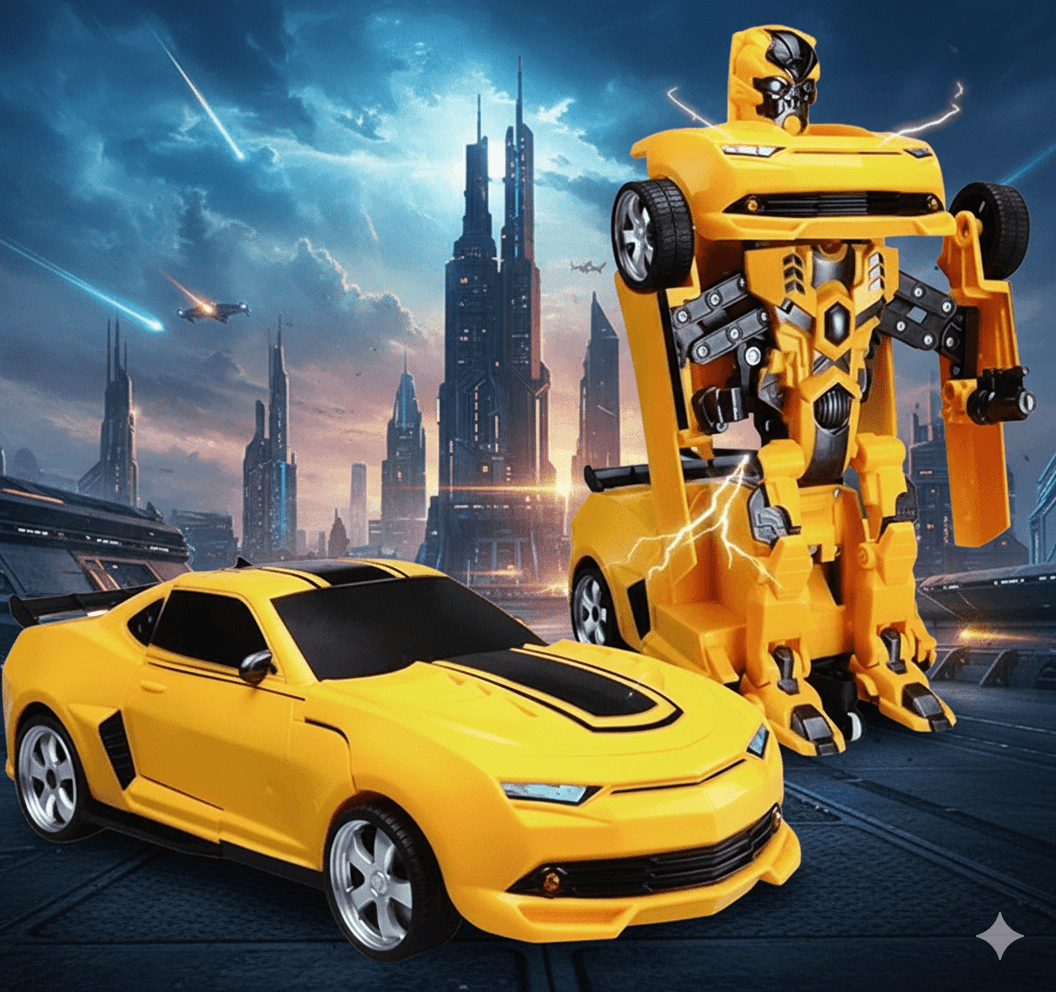 Transformer Robot Car Toy With Lights & Sound For Kids – Toynix