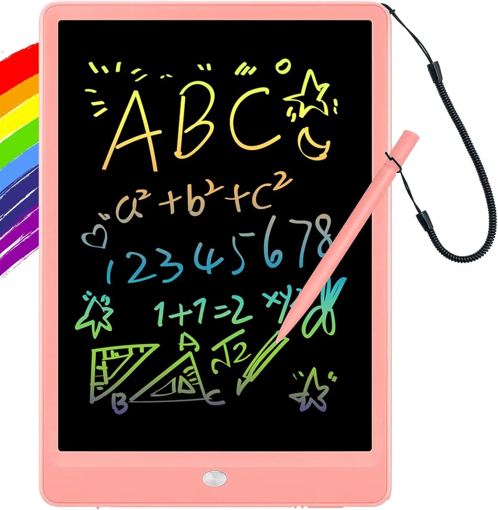 LCD Multicolor Screen Writing Tablet Erasable Writing Board – Toynix